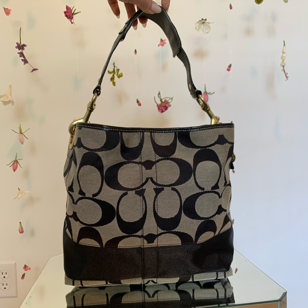 Coach Signature Monogram Purse - Gem